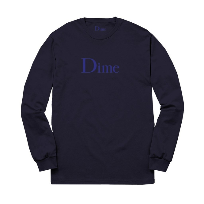 dime classic logo longsleeve (navy) | Clothes \ T-shirts \ Longsleeves ...