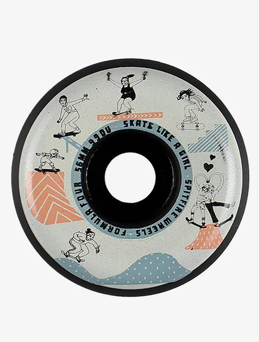 Spitfire F4 x Skate like a Girl 99du Conical Full (Black) | Skateboards ...