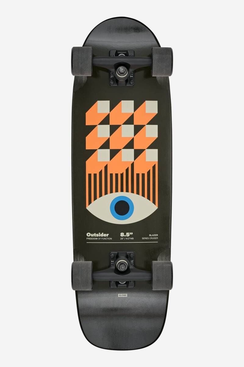 Cruiser Globe Outsider Neue Dessau - Black/Eye Haus - 29" Cruiserboard ...