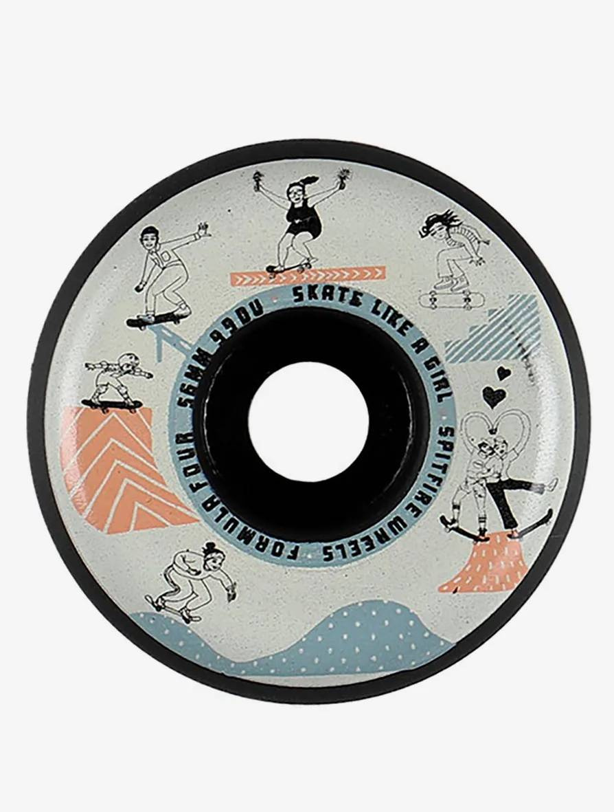 Spitfire F4 x Skate like a Girl 99du Conical Full (Black) | Skateboards ...
