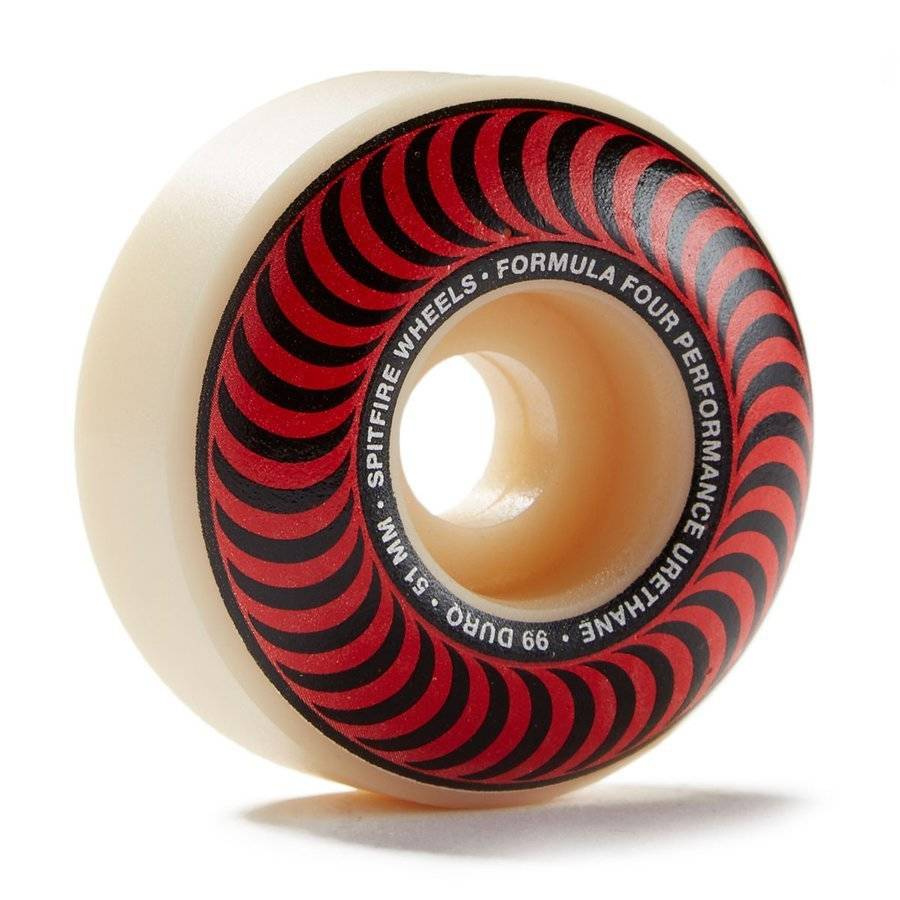 Spitfire Wheels Formula Four 99DU Classic Red | Skateboards \ Wheels ...