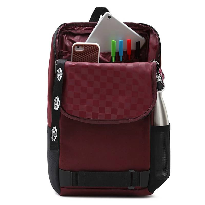 Vans Obstacle Backpack (Dark Red) | Accesories \ Backpacks Brands ...