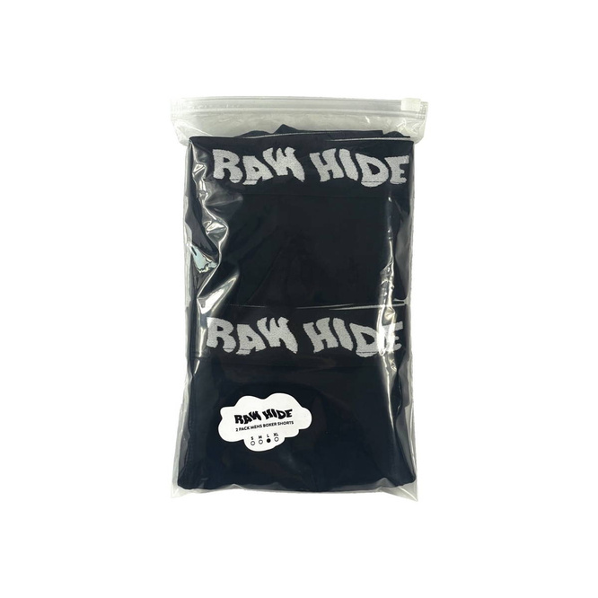 RAW HIDE OG LOGO BOXERS 2-PACK (Black) | Brands \ Raw Hide. | Skateshop ...