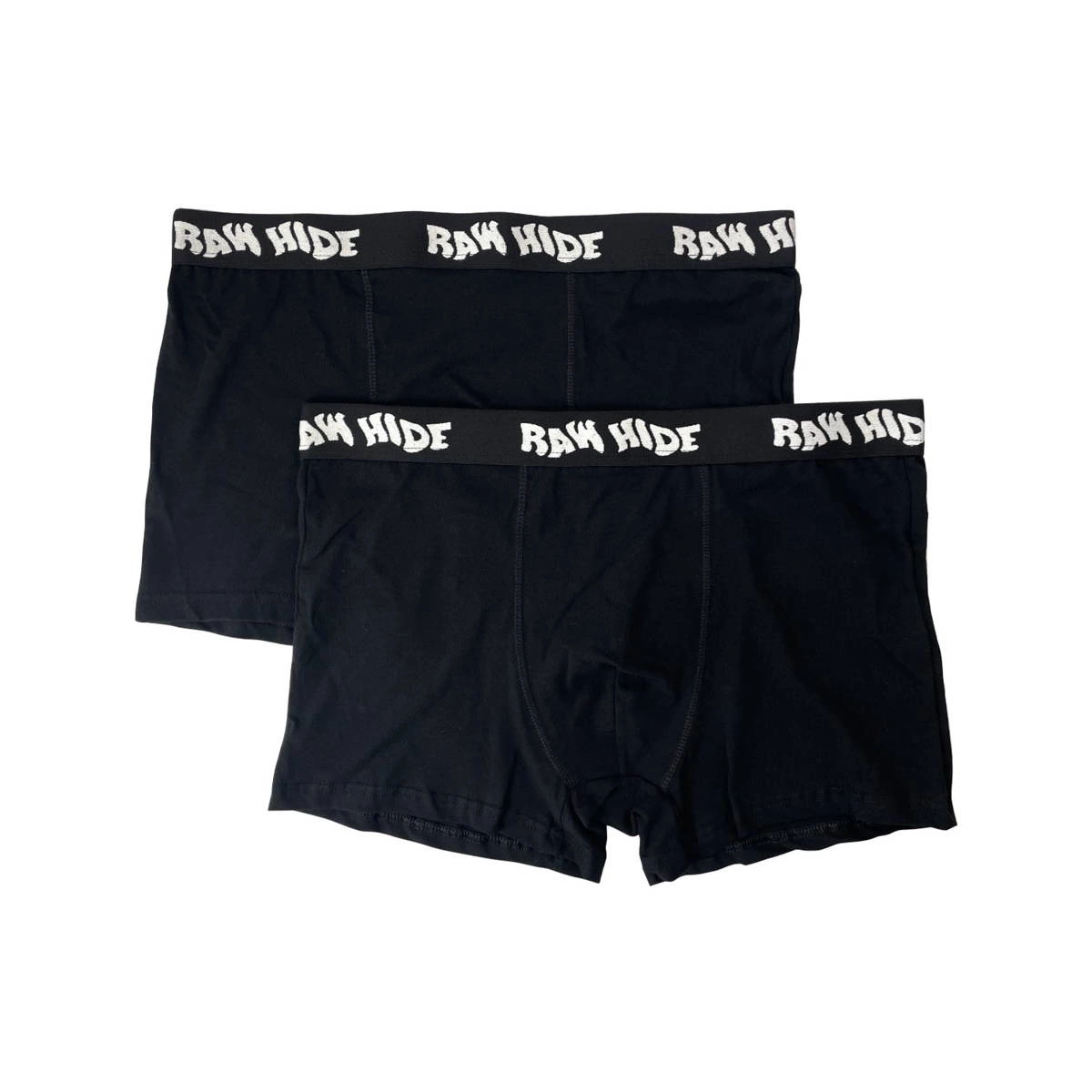 RAW HIDE OG LOGO BOXERS 2-PACK (Black) | Brands \ Raw Hide. | Skateshop ...