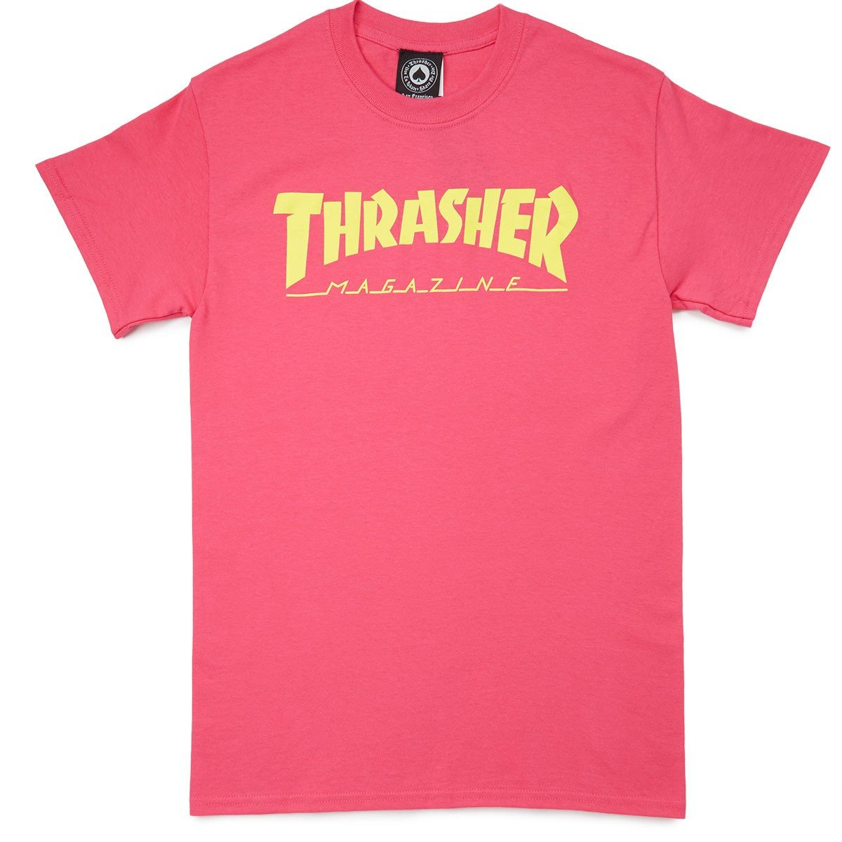Miniramp Skateshop koszulka thrasher magazine logo pink